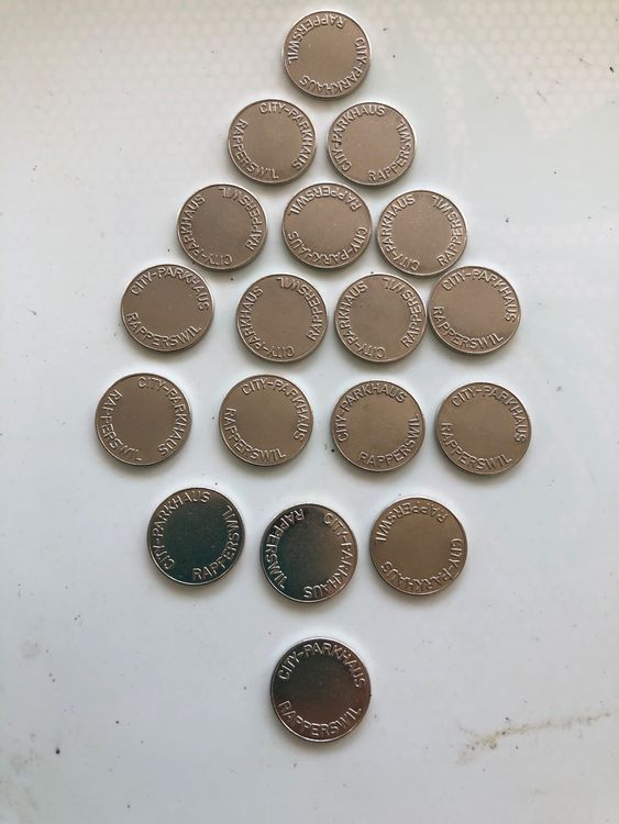 20 City Parking Rapperswil Jetons (Gebraucht) in Vilters für CHF 9 – mit Lieferung auf Ricardo ...