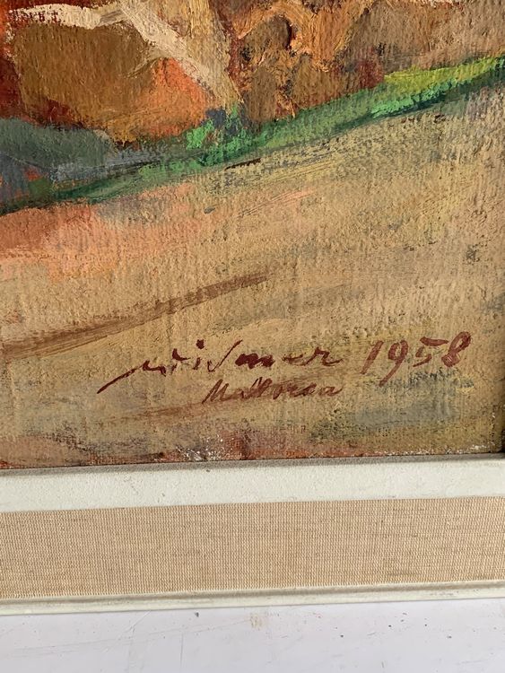 Max Widmer (1910-1991) Steinbruch grosses Gemälde (Gebraucht) in Root für CHF 300 – mit ...