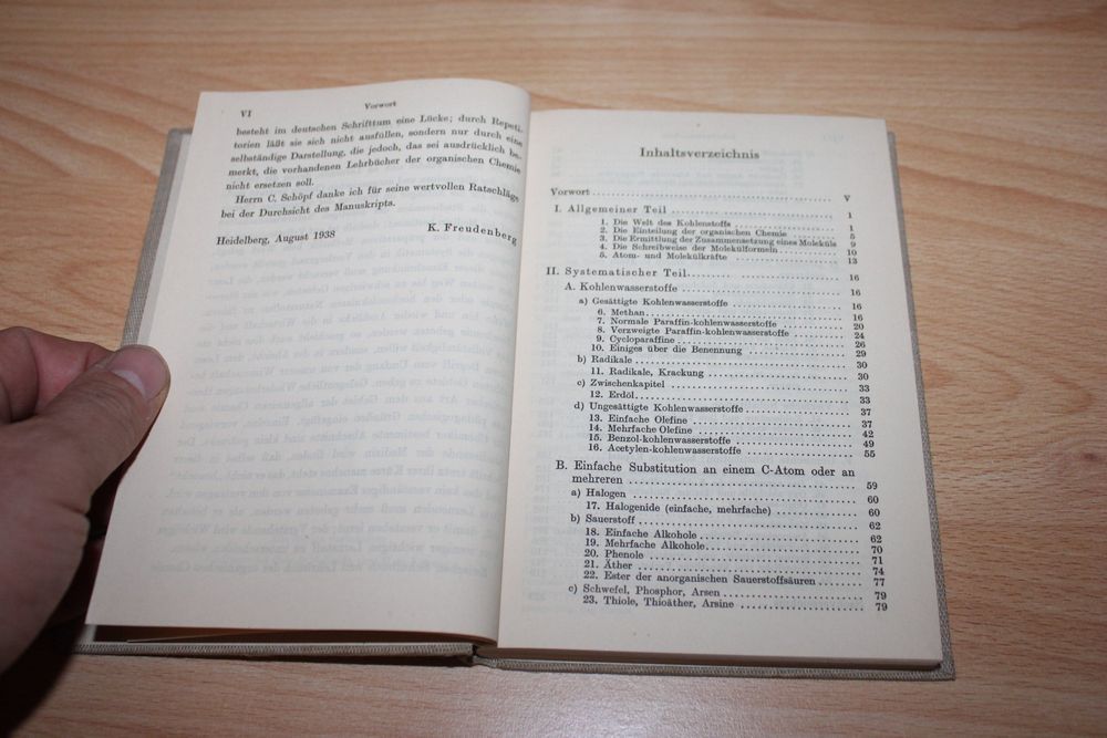 Organische Chemie - Karl Freudenberg (Gebraucht) in Hilgert für CHF 20 ...