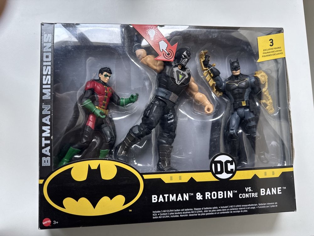DC Batman & Robin vs. Bane Figuren Set OVP (Neu und originalverpackt ...