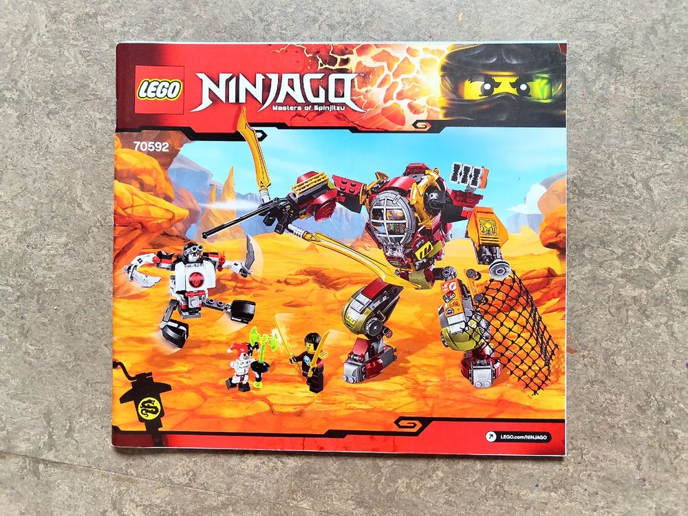 Lego Ninjago Schatzgräber M.E.C 70592 with Instructions (Gebraucht) in ...