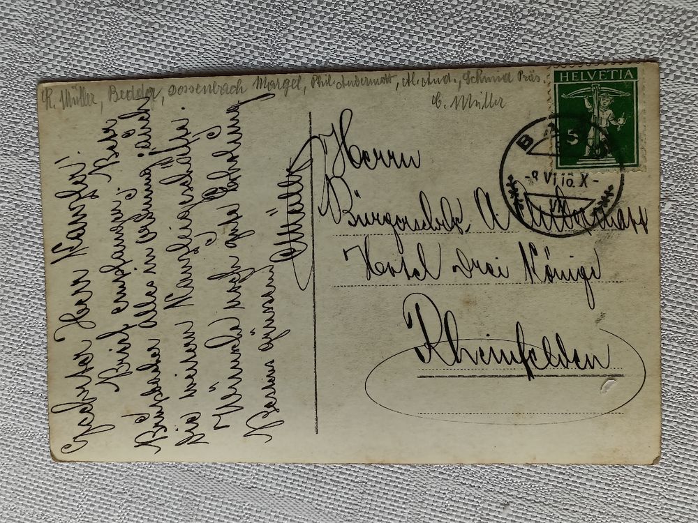 Echt Photo Karte / Baar - Holzfäller gelaufen 1916 (Gebraucht) in Brugg AG für CHF 25 – mit ...