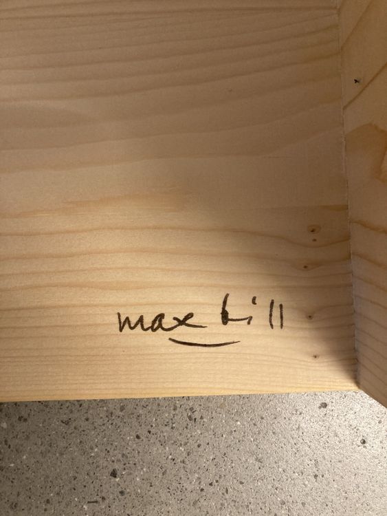 Ulmer Hocker Max Bill | Kaufen auf Ricardo