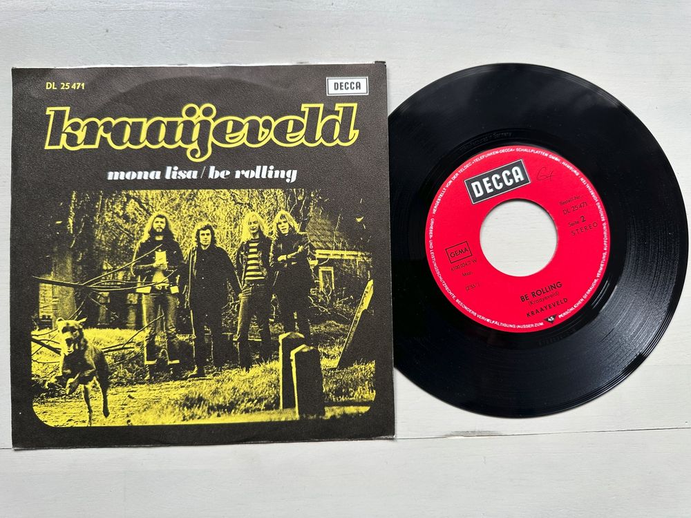 KRAAIJEVELD rare Mona Lisa Single Blues Rock 70's Kult Top (Gebraucht ...