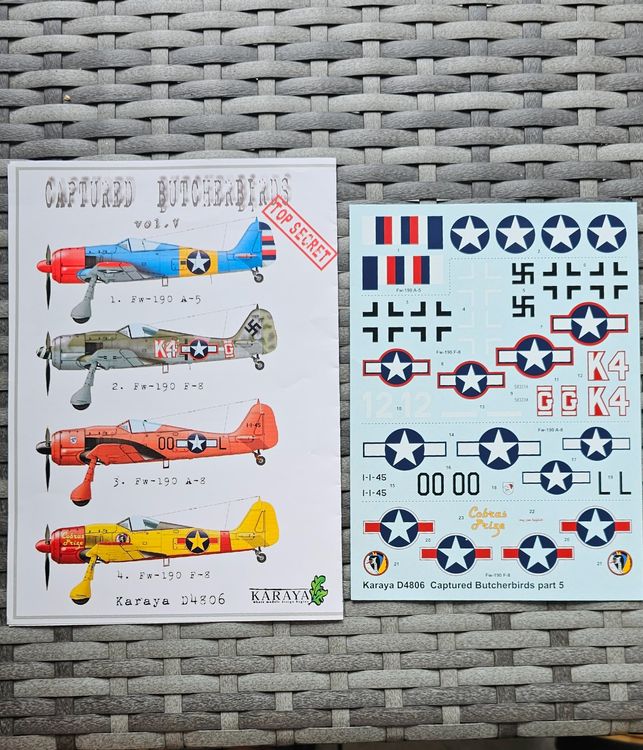 Seltenes Decal-Set "Captured Butcherbirds Vol. V" 1:48 | Kaufen auf Ricardo