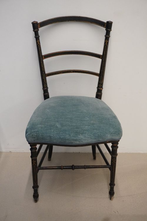 Antiker Holzstuhl Napoleon III blau (HE84) (Gebraucht) in Basel für CHF ...