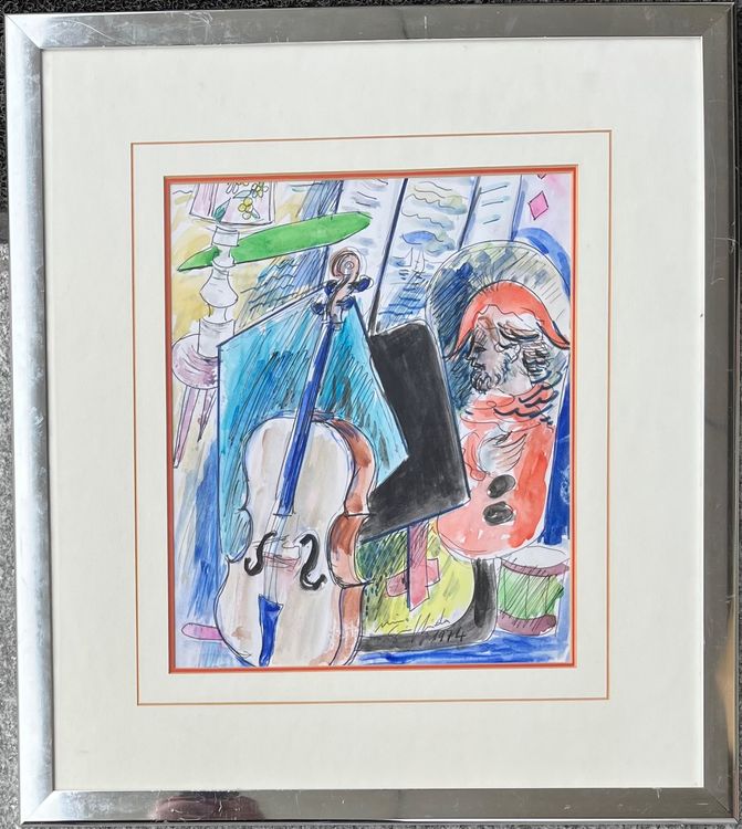 Nino Giuffrida (1924-2015) Intressante Mischtechnik | Kaufen auf Ricardo