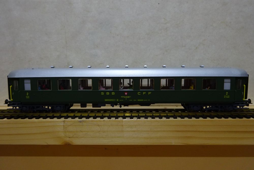 Roco SBB Abteilpersonenwagen. 2.Kl. LED Beleuchtung. H0.DC. | Kaufen ...