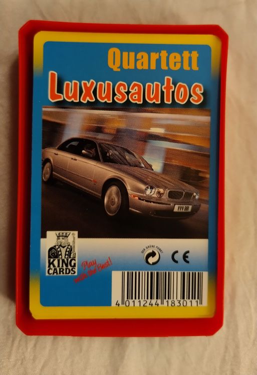 Auto Quartett - Luxusautos / Sehr guter Zustand / 32 Karten (Gebraucht ...
