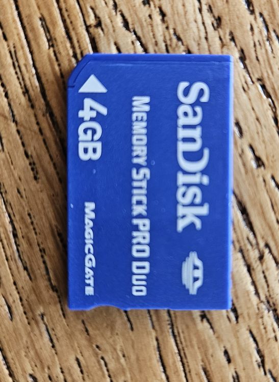 Memory Stick Pro Duo 4 GB | Kaufen auf Ricardo