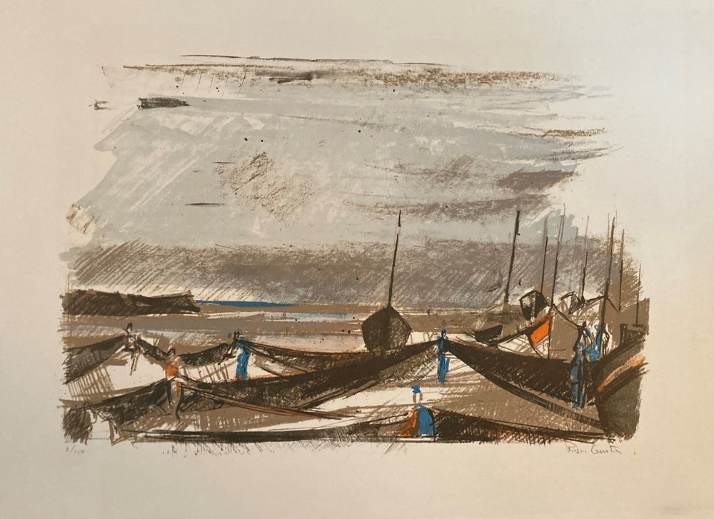Roger Gerster (geb.1939) grosse Lithographie, handsigniert. | Kaufen ...