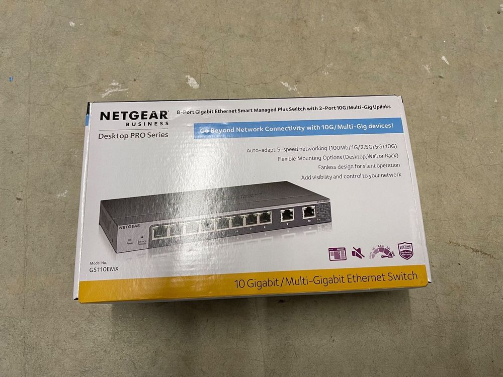 Netgear GS110EMX-100PES (Neu und originalverpackt) in für CHF 157.5 ...