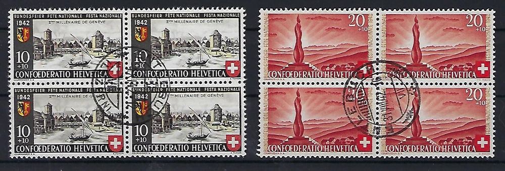 1942 Pro Patria Viererblocks 14996 | Kaufen auf Ricardo