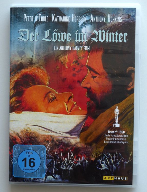 DVD "Der Löwe im Winter", O'Toole, Hepburn, Hopkins, Dalton (Gebraucht) in Basel für CHF 5 – mit ...