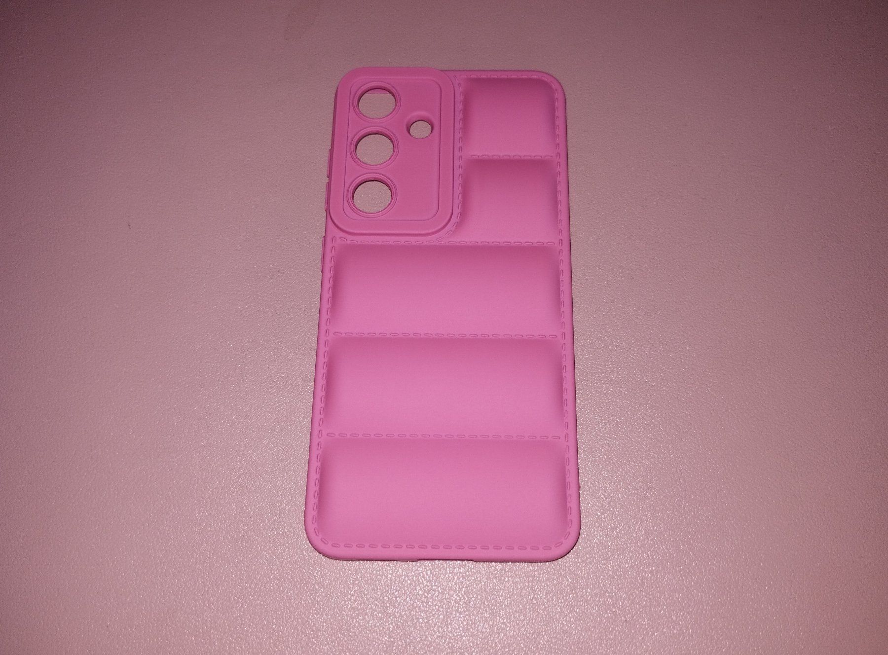 Puffer Pink Silicone für Samsung Galaxy S24 - Coque rose (Neu und ...