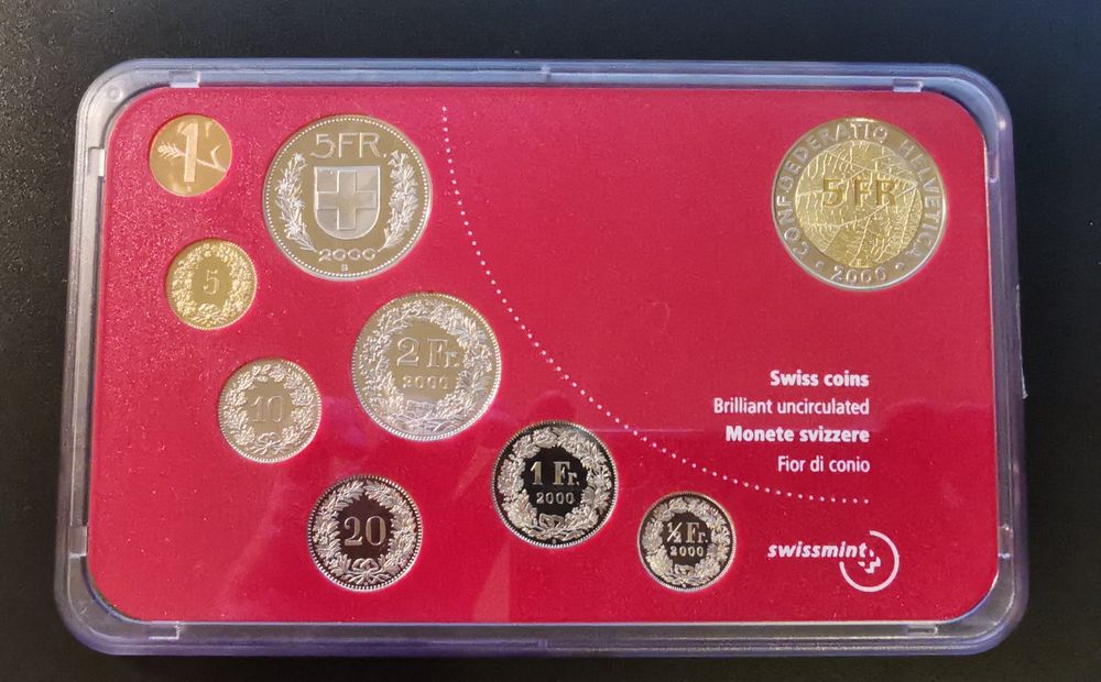 CH Münzsatz Jg. 2000 150 Jahre Schweizer Franken OHNE KARTON | Kaufen auf Ricardo