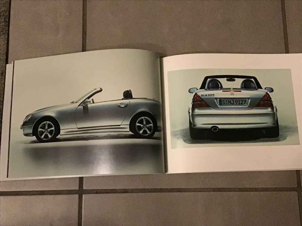 Mercedes SLK Roadster Verkaufsprospekt 56 S. April 2000 (Gebraucht) in ...