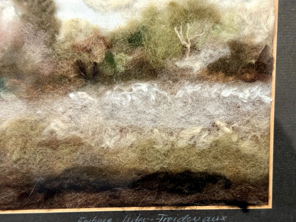EVELYNE URFER - Froidevaux Tableau paysage en laine cardée (Gebraucht) in Morges für CHF 45 ...