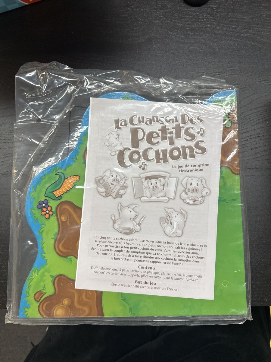 Jeu - La Chanson Des Petits Cochons - Complet (Neuf avec emballage d ...