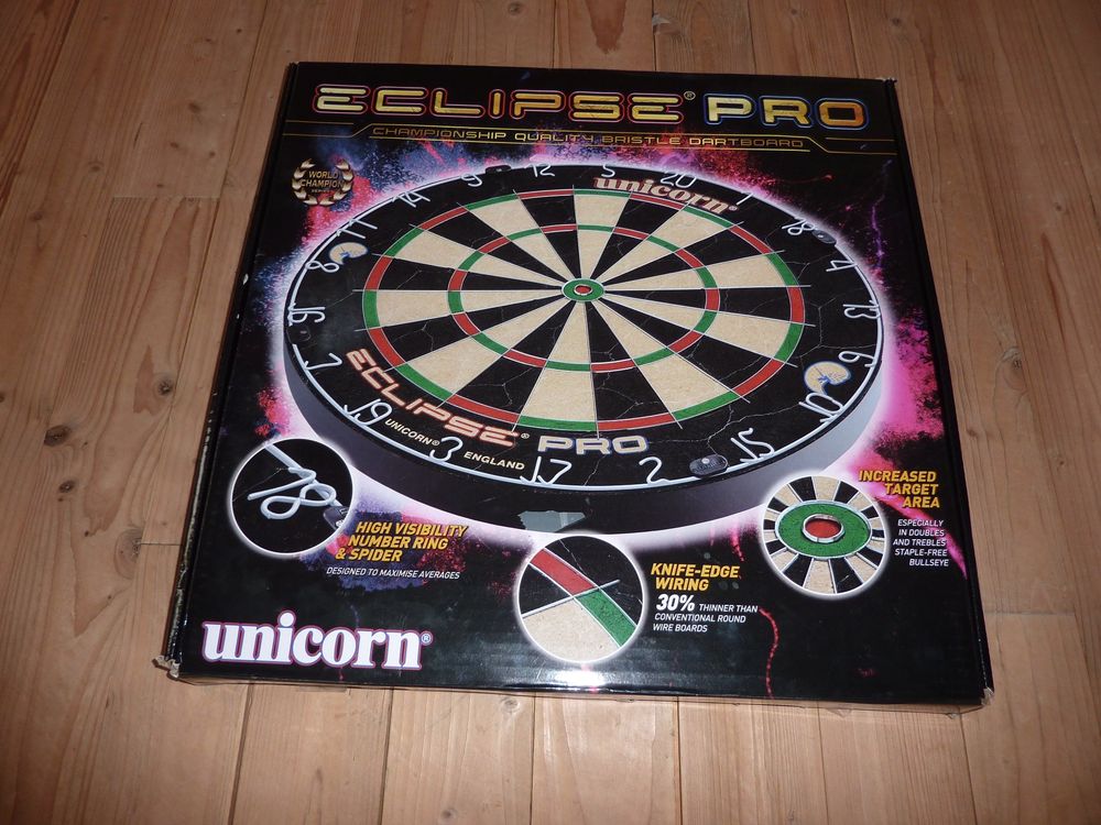 fast neuwertige Dartscheibe unicorn ECLIPSE PRO Darts Stühle (Gebraucht) in Sumiswald für CHF 45 ...