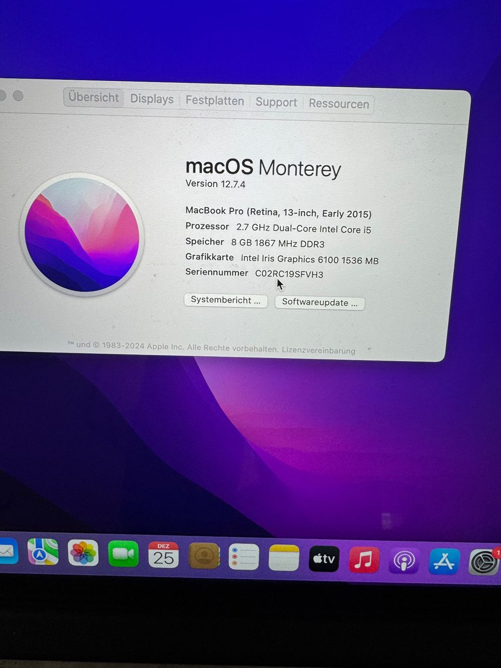 MacBook Pro 13 inkl. Microsoft Office 2021 und SSD (Gebraucht) in ...