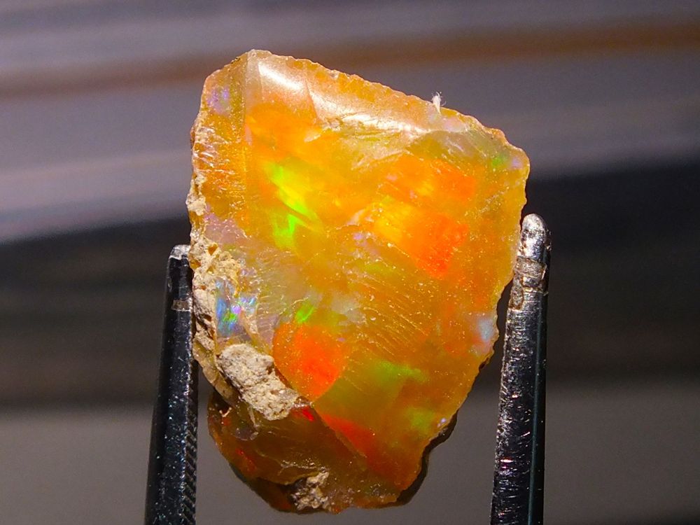 Neuer äthiopischer Feueropal 4.85 karat TOP FEUER CHF 1.- | Kaufen auf Ricardo