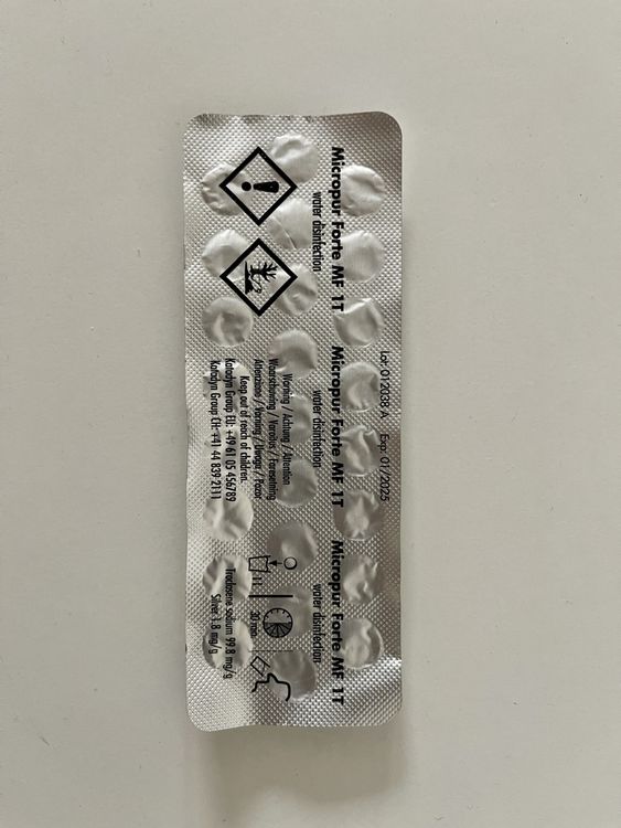 Katadyn Micropur Forte MF 1 T, 250 Stk (Neu und originalverpackt) in ...