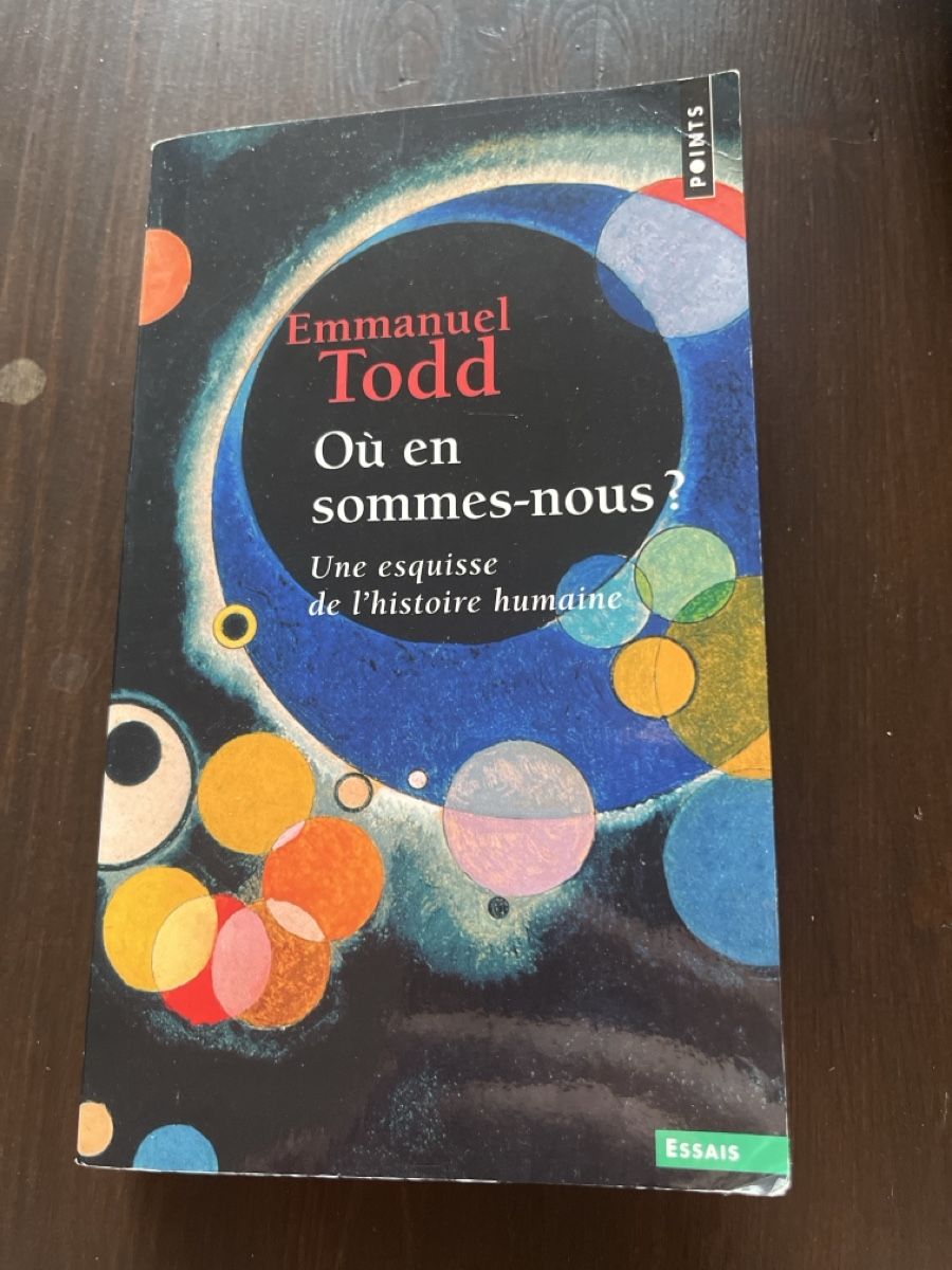 Où en sommes-nous ? Emmanuel Todd - Essai histoire 51 (D'occasion) à ...