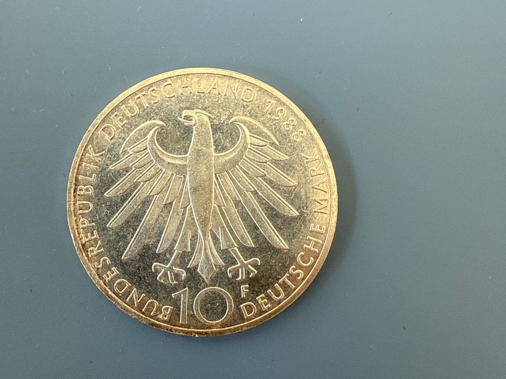 10 DM Silbermünze Carl Zeiss (Neu (gemäss Beschreibung)) in Ried-Brig ...