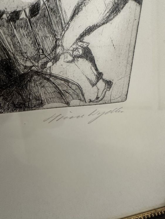 Irene Wydler Fasnacht Radierung Luzern | Kaufen auf Ricardo