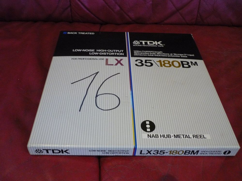 TDK LX 35 / 180 Bm - Tonband - Spule Recording Tape (Gebraucht) in Beringen für CHF 29 – mit ...