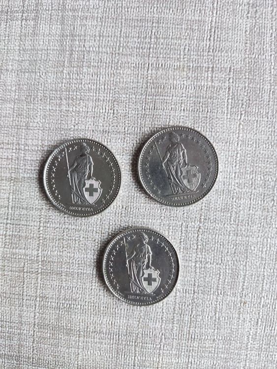 3St a 1.00 Fr. Münzen (Gebraucht) in Gränichen für CHF 4 – mit ...