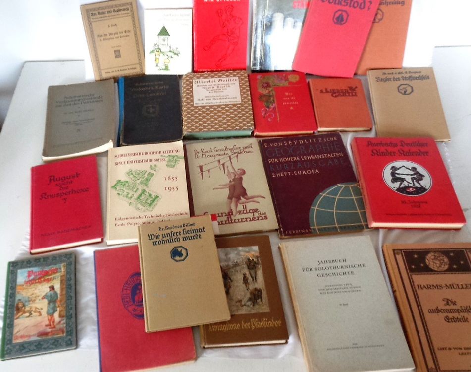 23 alte Bücher zirka 1920 - 1958 zusammen ab Fr. 1.- | Kaufen auf Ricardo