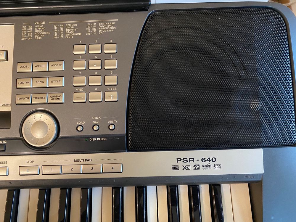 Keyboard Yamaha PSR-640 (Gebraucht) in für CHF 85 – nur Abholung auf Ricardo kaufen
