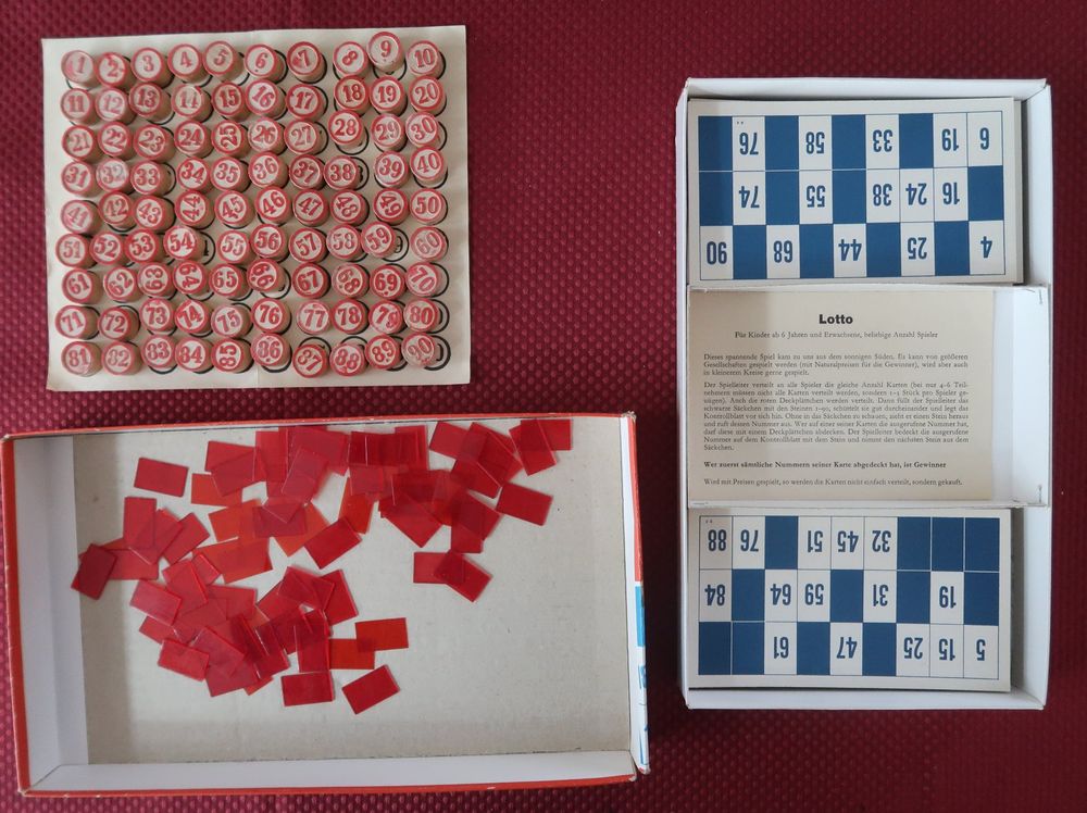 Zahlenlotto von 1-90 / Zahlen-Lotto (Gebraucht) in Pfeffingen für CHF ...