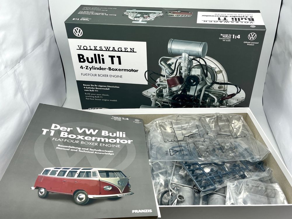 Kit Vitrine + moteur Volkswagen T1 Bulli échelle 1/4 Franzis (Neu ...