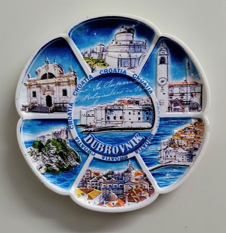 Magnet: Kroatien, Dubrovnik - 6,9 x 6,9 cm (Neu (gemäss Beschreibung ...