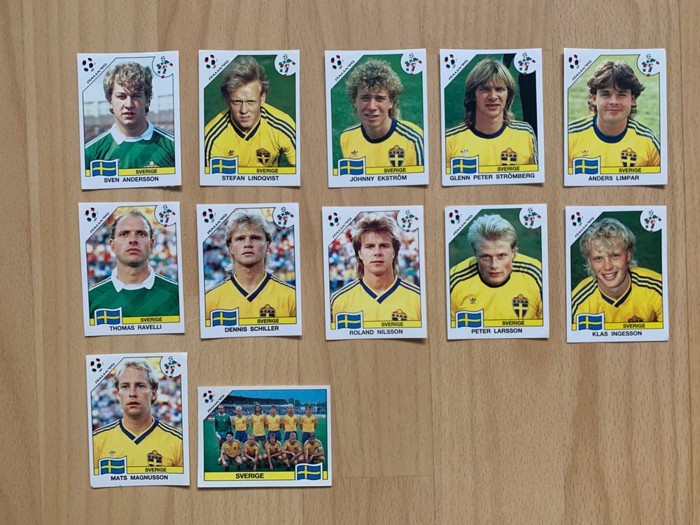 Panini Football Sticker WM Italia 90 - Sverige/Schweden (Gebraucht) in ...