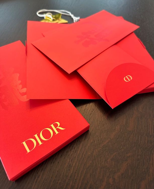 Dior Chinese New Year 2024 Envelopes - 1x 10 pcs - NEW! (Neu und ...