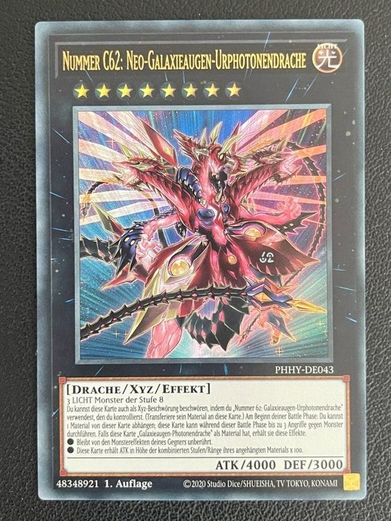 PHHY-DE043 NUMMER C62: NEO-GALAXIEAUGEN-URPHOTONENDRACHE UR (Neu (gemäss Beschreibung)) in Uster ...