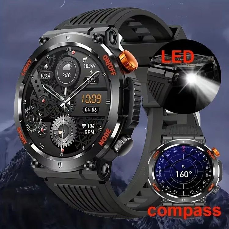 Sport Smart Uhr Männer Wasserdichte Bluetooth Anruf (Neu und ...