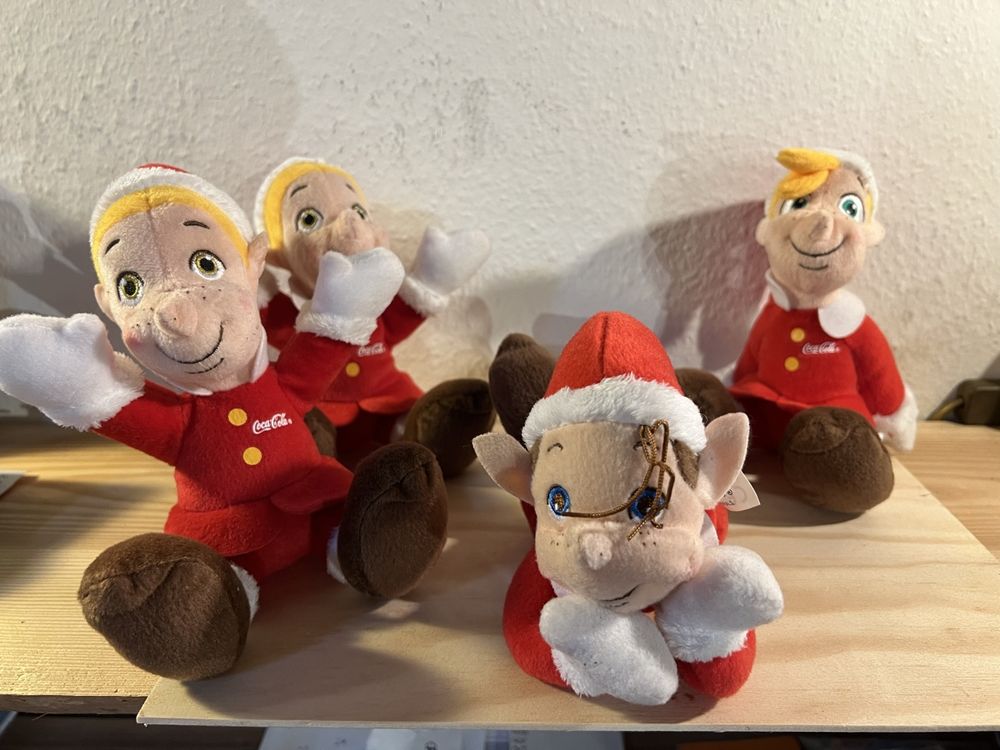 Coca Cola Stofftier Elf Set (Gebraucht) in Wabern für CHF 10 – mit ...