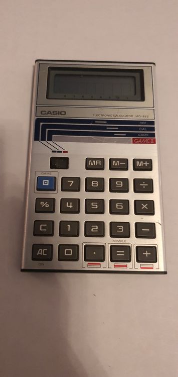Casio MG 885 Taschenrechner Nintendo Game & Watch Rar (Gebraucht) in ...