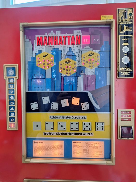 Geldspielautomat Manhattan (Defekt) in Zürich für CHF 60 – nur Abholung ...