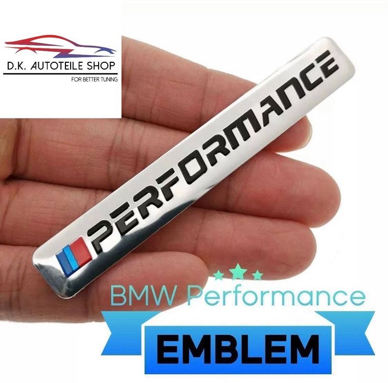 BMW Performance Emblem Aufkleber aus Aluminium NEU | Kaufen auf Ricardo