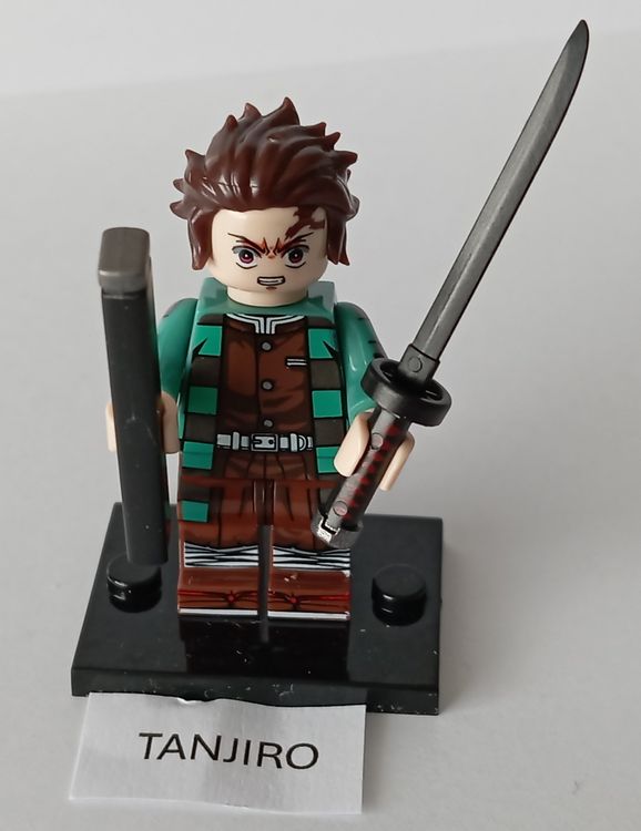 Demon Slayer Mini-Steckfigur Tanjiro, Lego+Komp., 4,5 cm (Neu und ...