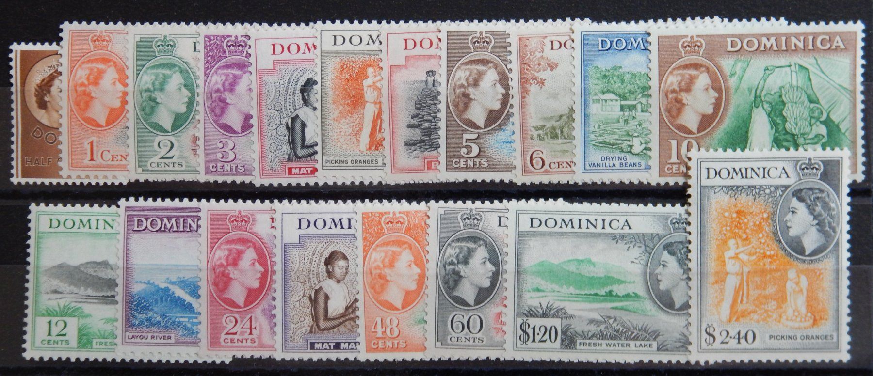 Dominica British Kat. 138-152 * 1954 Kat. 30 Euro (Gebraucht) in Zürich ...