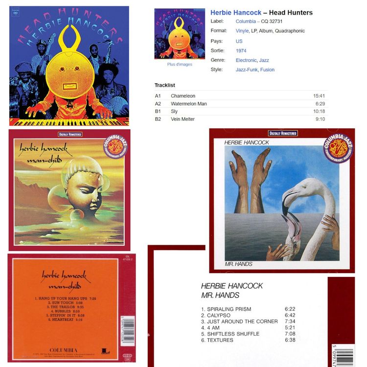Herbie Hancock - 3 albums mythiques - Jazz CD Collector | Kaufen auf ...