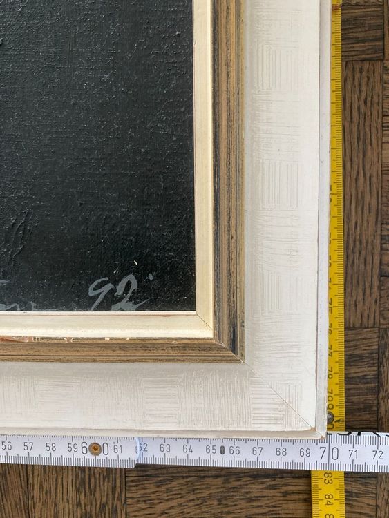 GEMÄLDE BILD UNLESERLICH SIGNIERT 1992 LEINWAND/HOLZRAHMEN (Gebraucht) in Subingen für CHF 75 ...
