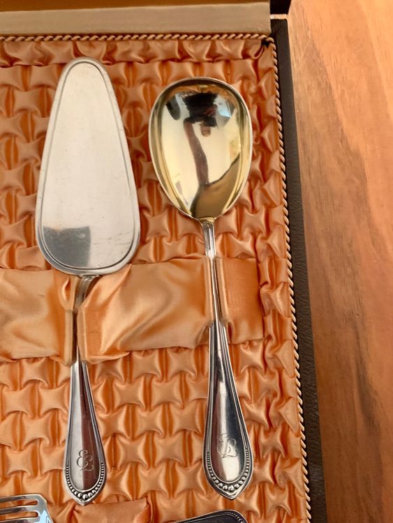 Jetzler Silberbesteck für Kuchen in Schatulle Antik | Kaufen auf Ricardo